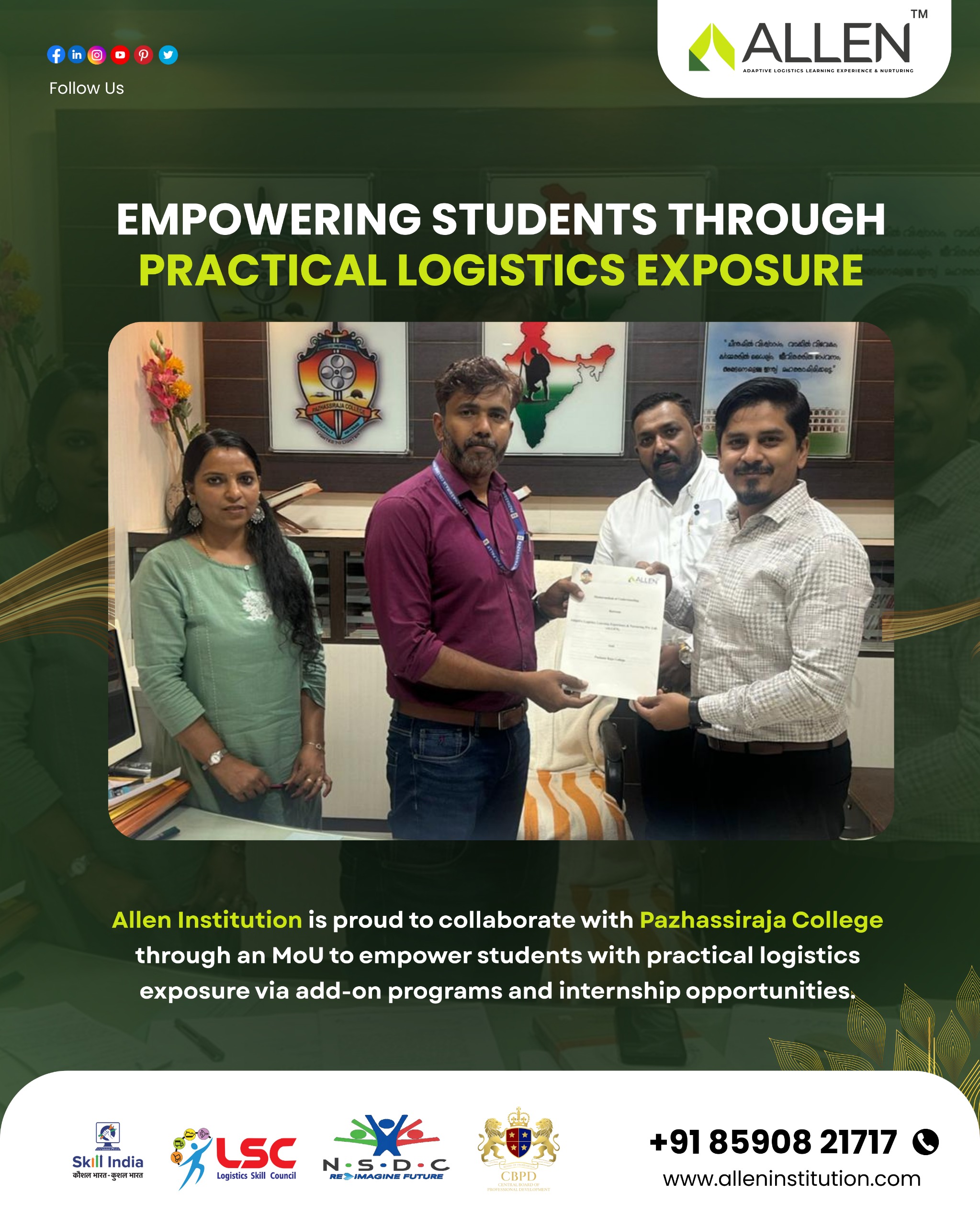 Top Logistics Institute in Kerala with Placement | Allen Kochi